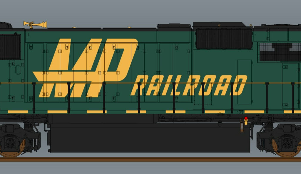 Working on the MP Paint Scheme | MP Railroad